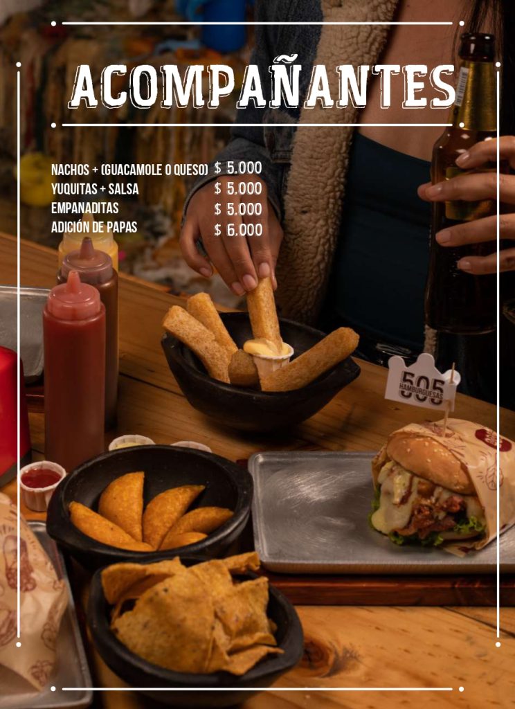 Menu 505 – Sistema en linea